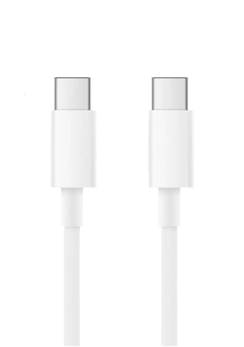 Cablu de incarcare si transfer date USB C la USB C 2m alb (306) – olmarkt